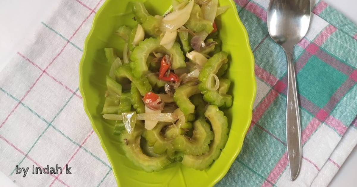 Resep Oseng Pare Teri oleh Indah Kurniasari - Cookpad