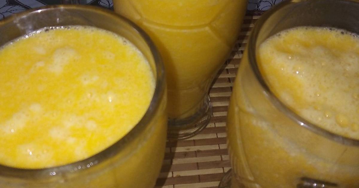 Jugo de mango con leche - 72 recetas caseras- Cookpad