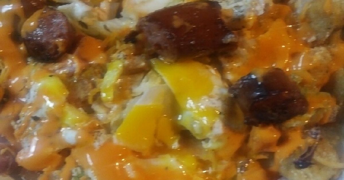 Breakfast Salad/ A Hot Mess Recipe by skunkmonkey101