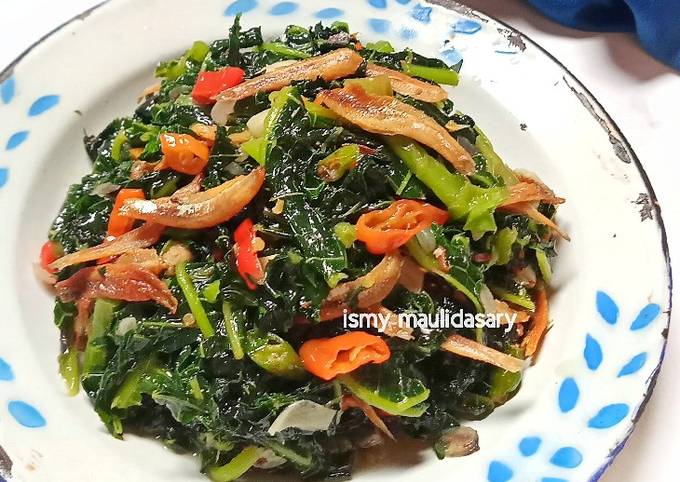 Resep Tumis Daun Pepaya Dan Teri Oleh Ismy Maulidasary Cookpad
