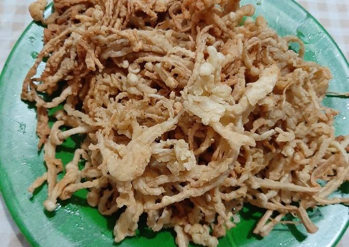 Resep Jamur enoki krispi oleh Atika Puput - Cookpad