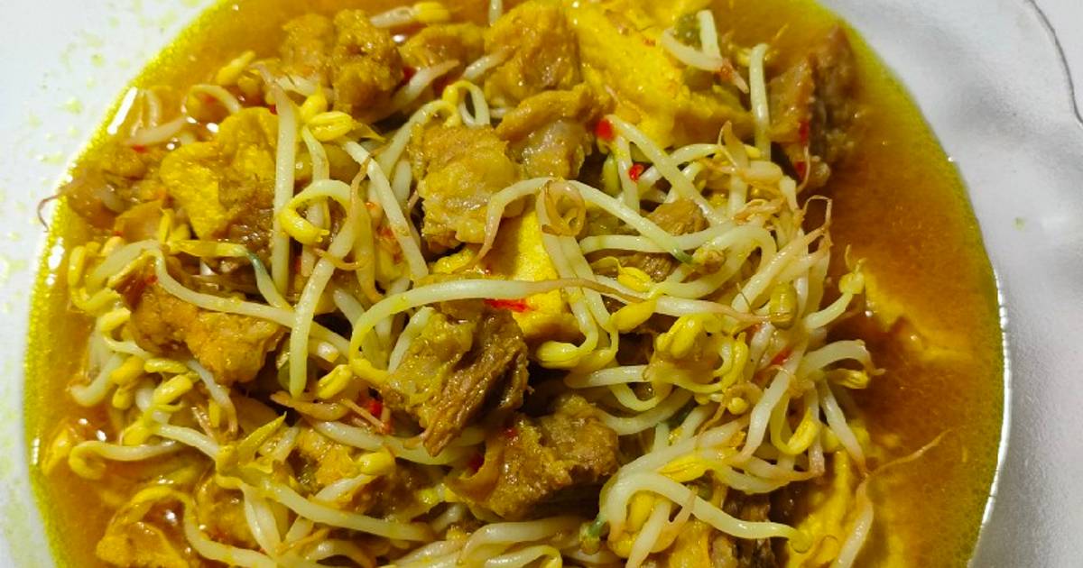 Resep Sayur Daging Tahu Tauge Santan oleh Key - Cookpad