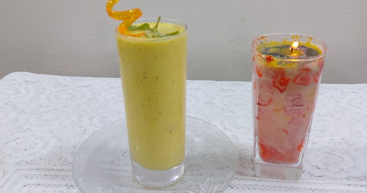 Mango Lassi Recipe by Nargis shaikh Shaukat - Cookpad