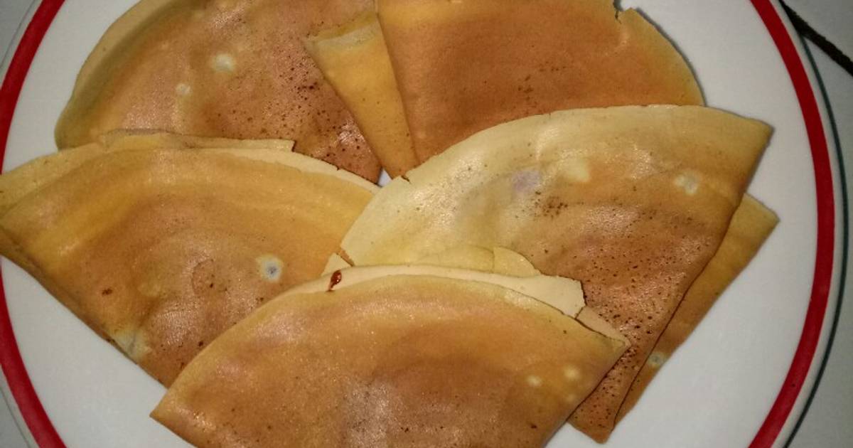 Resep 10.Crepes crispy teflon oleh Selvia oktaviani - Cookpad