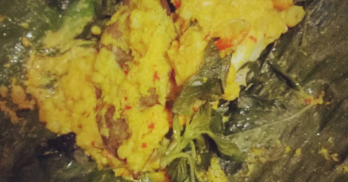 Resep Ikan Kakap Pepes Daun Singkong oleh Pickaisland Kitchen - Cookpad