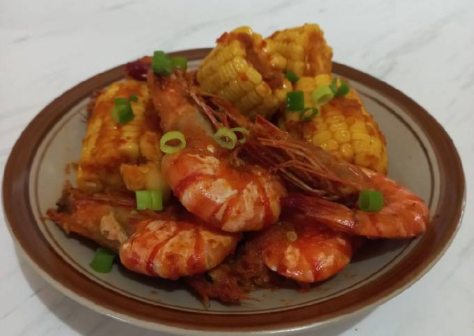 Resep Udang saos padang oleh Maghfira Maulani - Cookpad