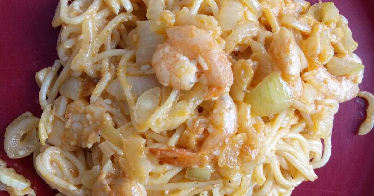 Resep Spaghetti Udang oleh Nurhaq Isnaniar Auliana Anwar - Cookpad