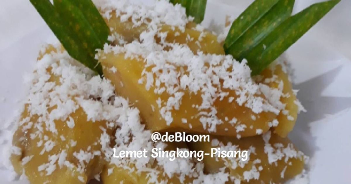 Resep 235. Lemet Singkong Pisang oleh JE deBloom - Cookpad