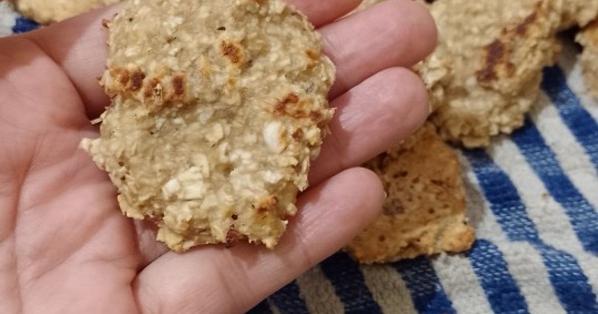Galletas Fit De Avena Y Banana🍌💪 Receta de Mariel- Cookpad