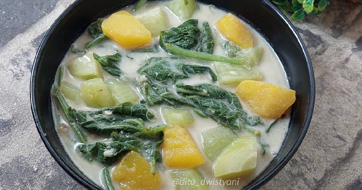 Resep Bobor Sayur Pucuk Labu oleh Dita Dwistyani - Cookpad