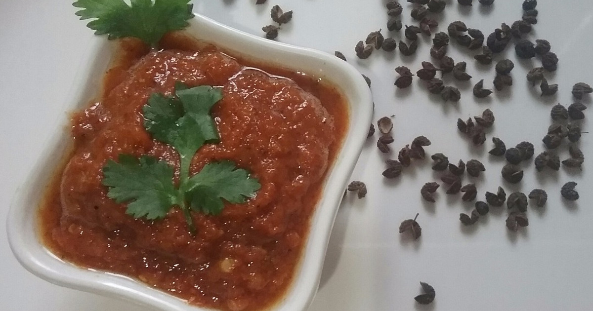 Nepali Timur / Sichuan Pepper And Tomato Ki Chutney Recipe by Meena ...