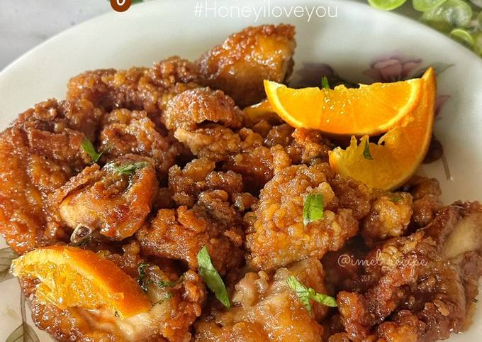 Resipi Ayam madu oren oleh imel_recipe - Cookpad