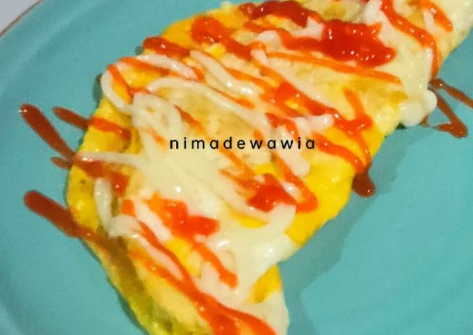 Resep Telur Dadar Saos Mayo oleh Wawia Ni Made - Cookpad