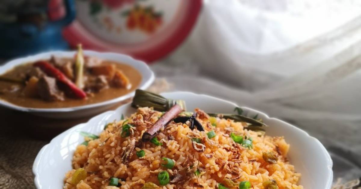 Resipi Nasi Minyak Terengganu oleh Secubit Rasa Cik Nani🌷 - Cookpad