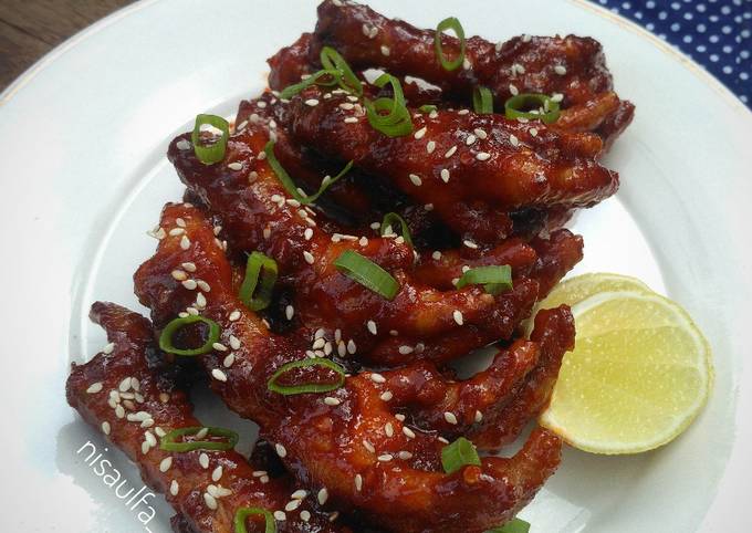 Resep Dakbal (Ceker Pedas Korea) oleh Nisa Ulfa - Cookpad