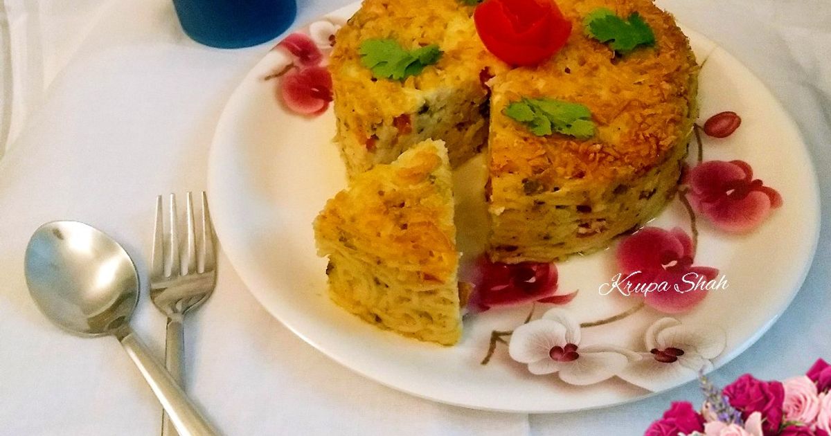Spaghetti Cake Recipe by Krupa Kapadia Shah - Cookpad