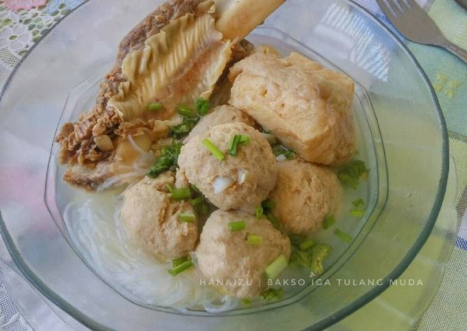 Resep Bakso Tulang Muda Kuah Iga (Kuah Bakso) (keto friendly) oleh ...