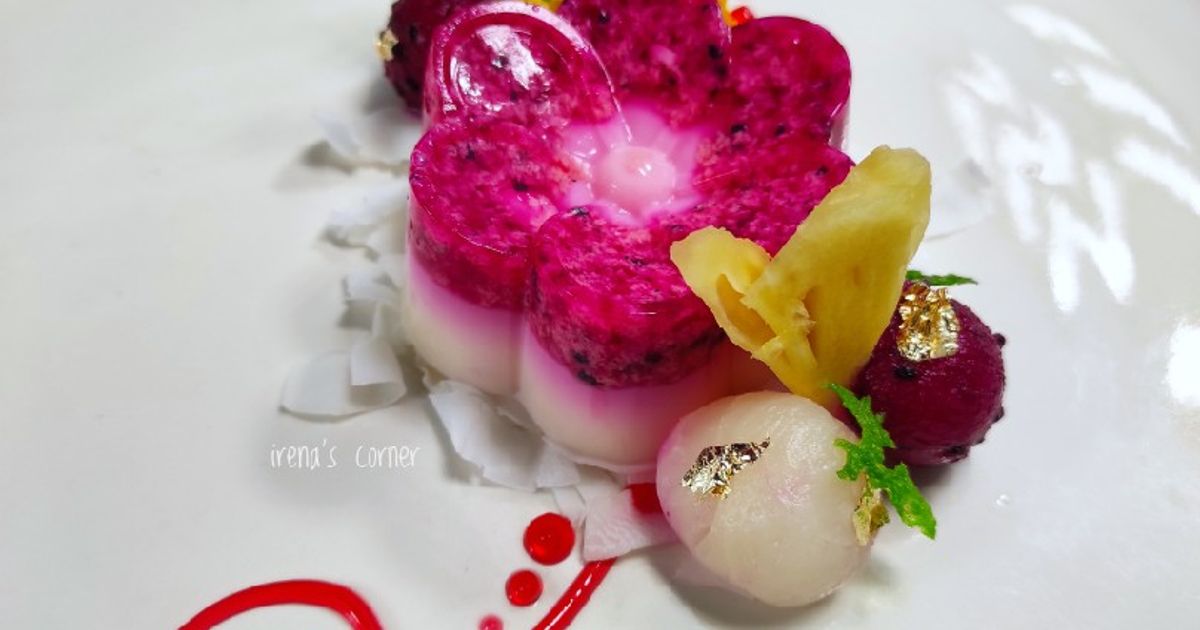 25 resep pudding lumut leci enak dan mudah - Cookpad