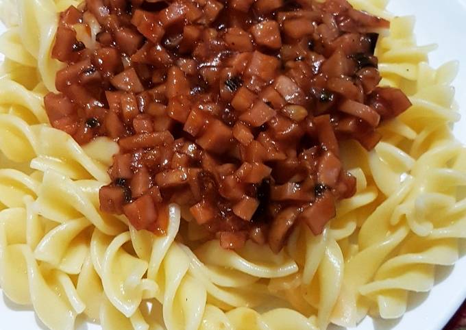 Resep Macaroni topping sosis saos blackpapper oleh Windy Okta - Cookpad