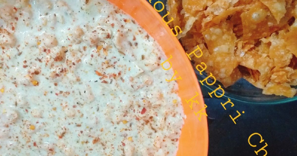 Famous Papri Chat Recipe by KK - Cookpad