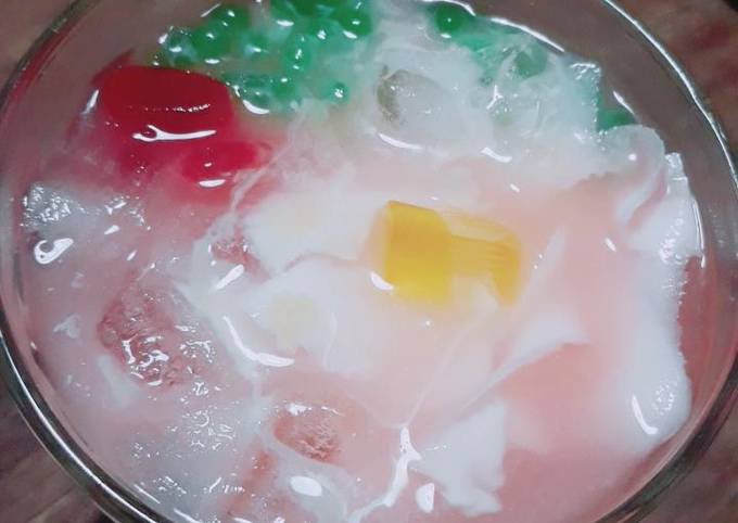 Resep Es jedera-(jelly degan mutiara) # bikin ramadhan berkesan oleh ...