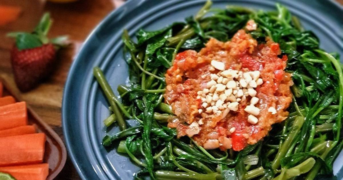 705 resep pelecing kangkung khas bali enak dan sederhana - Cookpad