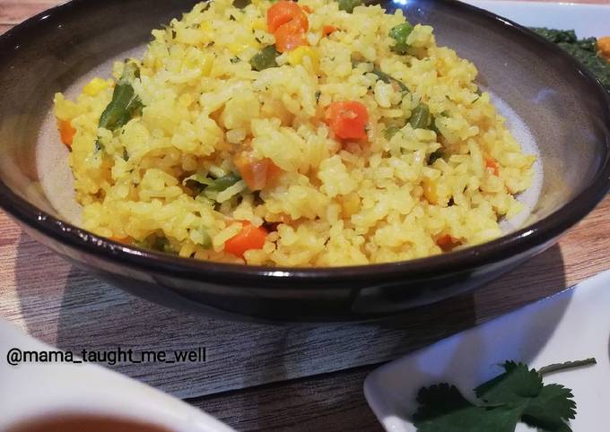 Savoury Rice Recipe by mama_taught_me_well - Cookpad
