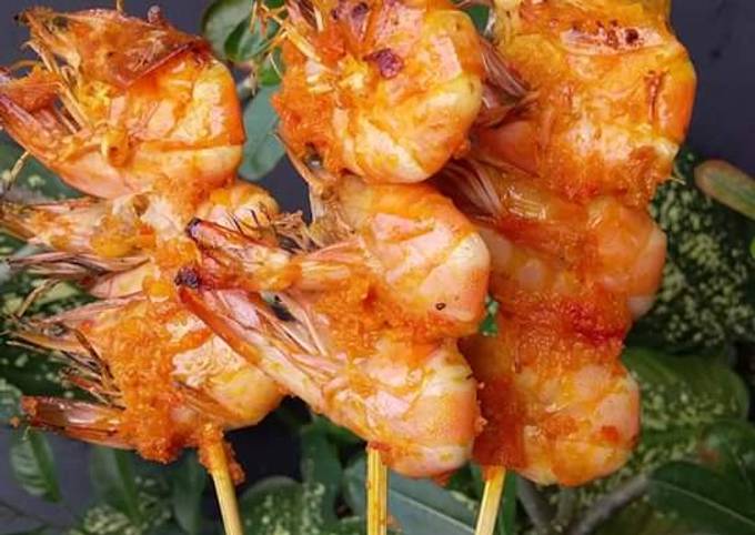 Resep 🍤 Sate Udang Bakar 🍤 oleh Esti Rahayu - Cookpad