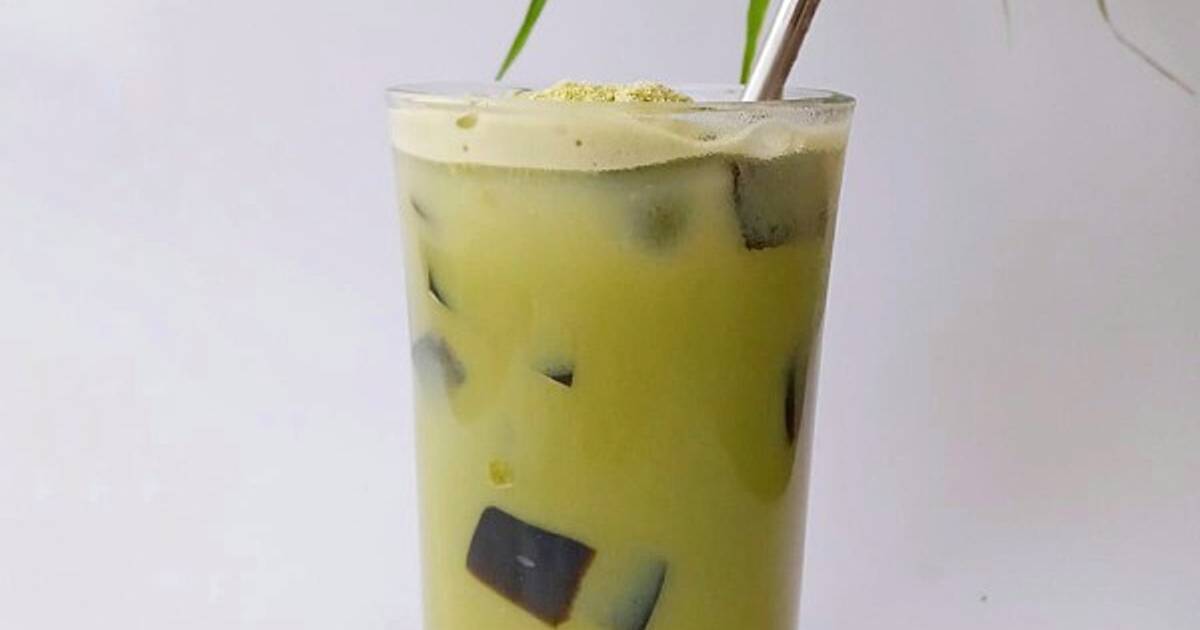 Resep Es Matcha Cincau oleh Nay's Kitchen - Cookpad