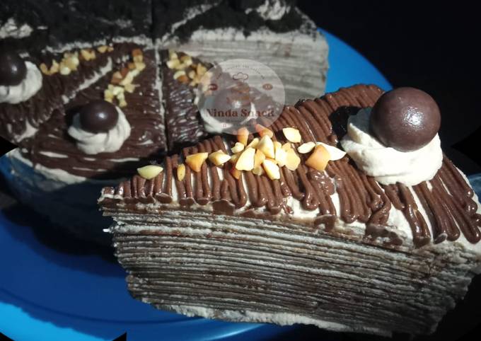 Resep Mille Crepes Coklat oleh Inda Linggawati - Cookpad
