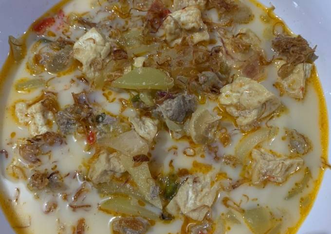 Resep Lodeh manisa, tetelan daging, tahu & susu perah oleh Irma Syofia ...