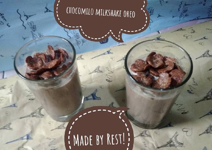 Resep Chocomilo milkshake oreo🍶🍪 oleh Restea - Cookpad