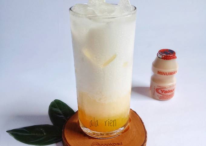 Resep Es Jeruk Susu Yakult oleh Ririn Kristanti - Cookpad