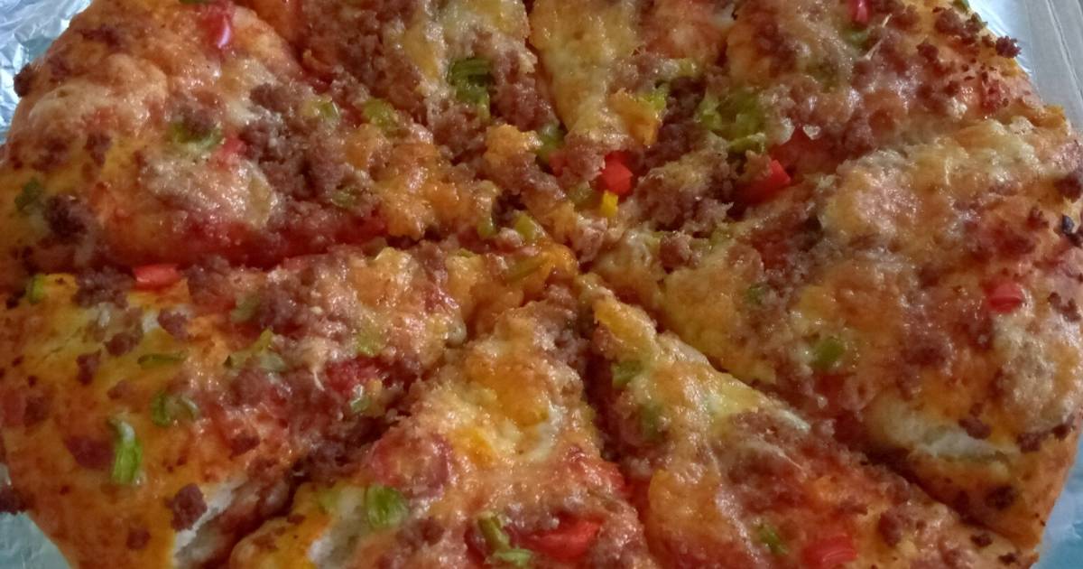 Beef pizza Recipe by Sarah Bonareri - Cookpad