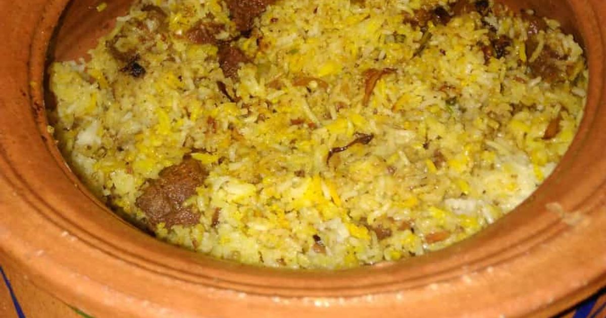Beef Matka Biryani😋 Recipe by Hadia Anwar - Cookpad
