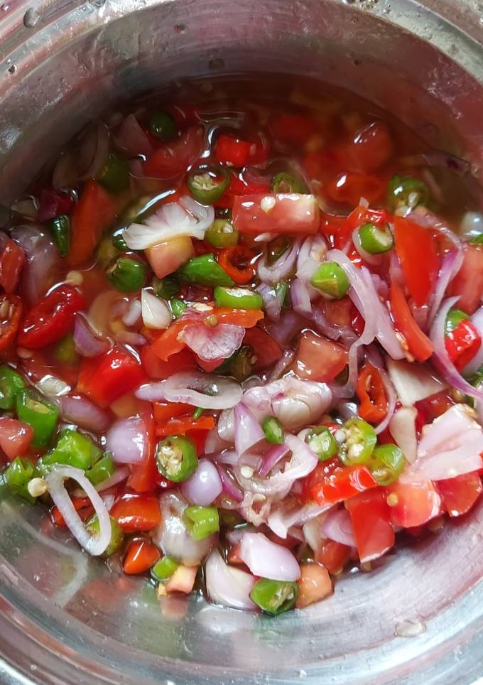 Resep 378. Sambal Dabu Dabu Manado oleh Noona Hilda ️ - Cookpad