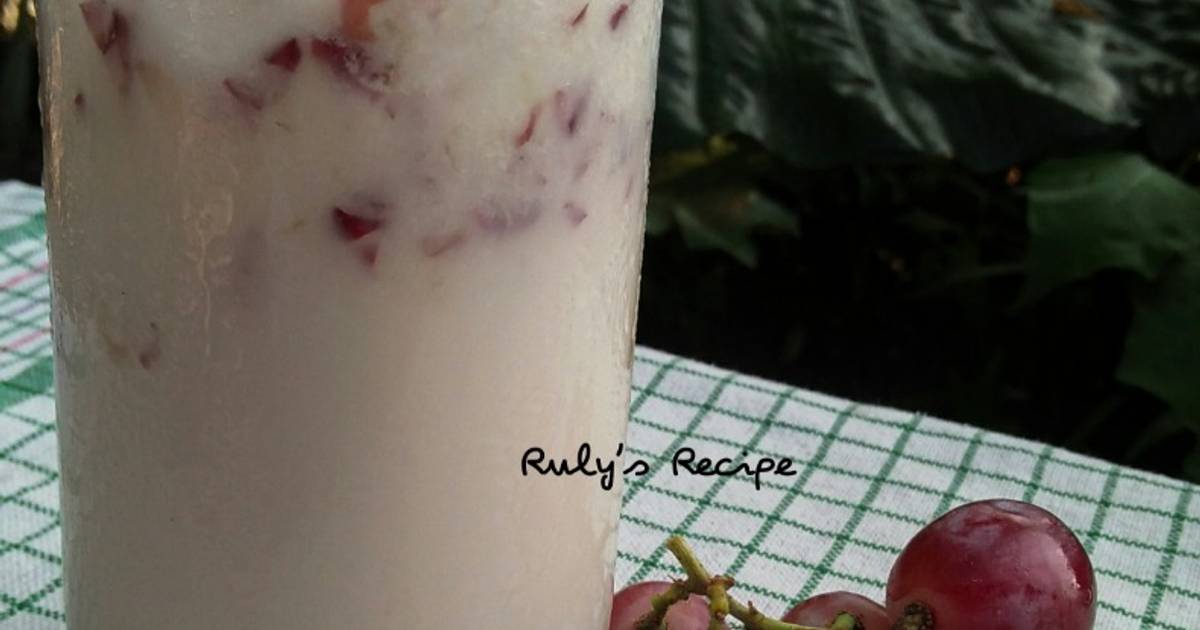 Resep Es Jus Anggur Susu oleh Ruly's Recipe - Cookpad