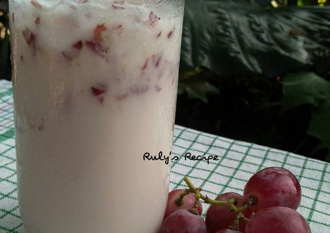 Resep Es Jus Anggur Susu oleh Ruly's Recipe - Cookpad