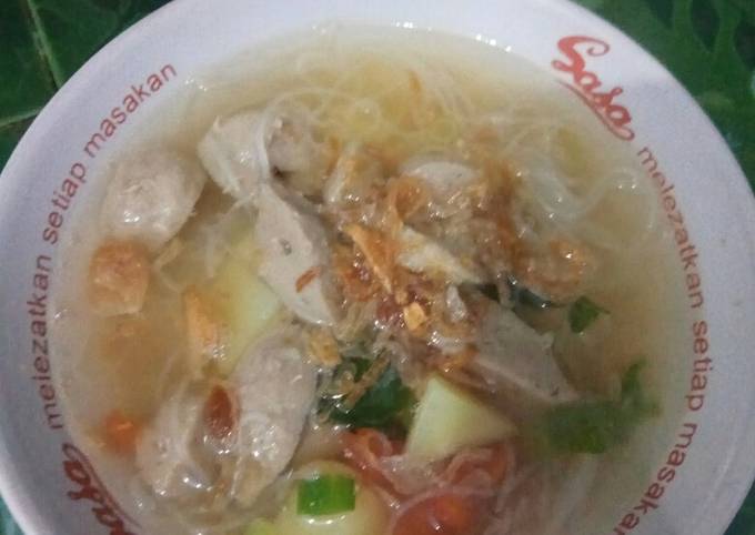 Resep SOP baso simple oleh Vilia jeny Wijayanti - Cookpad