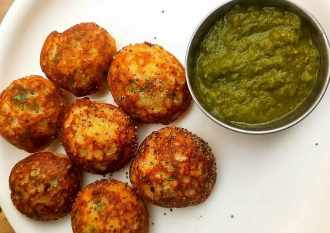 Stuffed Appe Recipe|Sooji Appam Recipe Stuffed With PotatoMasala Recipe ...