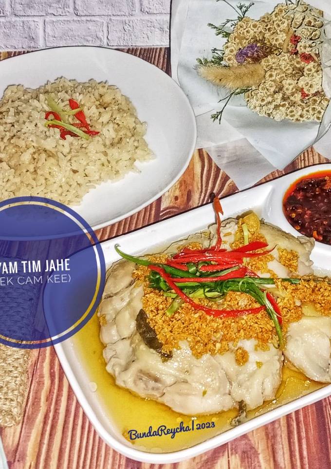 Resep 595. 🐔Ayam Tim Jahe (Pek Cam Kee) & Chili Oil oleh Intan Zahra Al ...