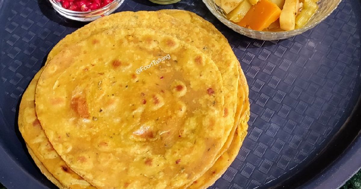 Jowar/Sorghum Pizza Parathas Recipe by Dr.Madhumita Mishra - Cookpad