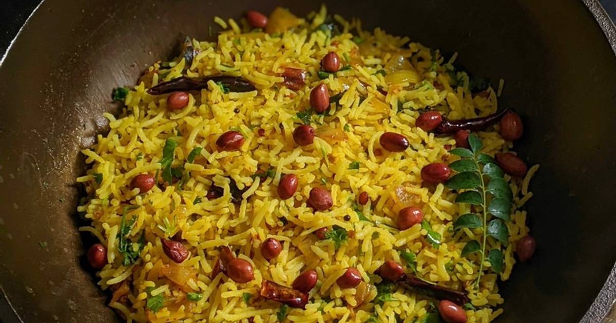 Quick and Simple Lemon Rice Recipe by Karan Tripathi (Food Fanatic ...