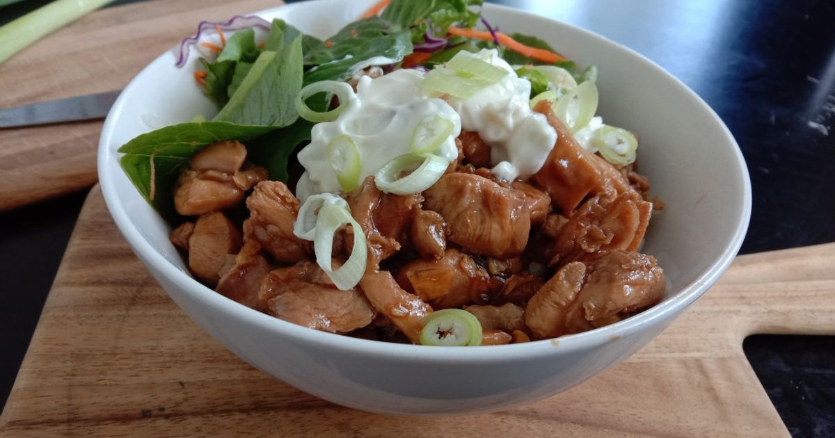 Donburi Teriyaki Chicken On Rice Recipe By Matapa Upoko