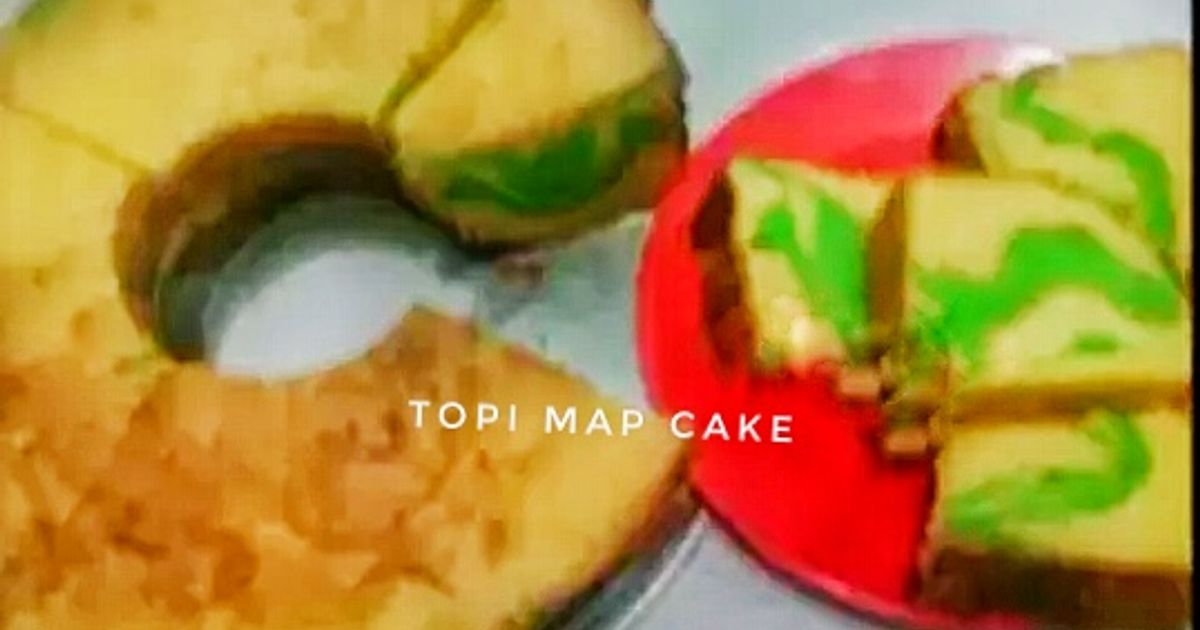 Resep Topo Map Cake oleh farida Sulthan 🇮🇩 (IG. Malika02782) - Cookpad