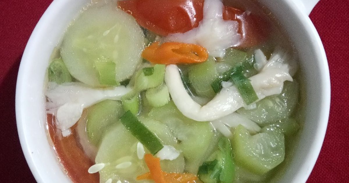 Resep sup tomat telur jamur tiram rumahan enak dan mudah - Cookpad