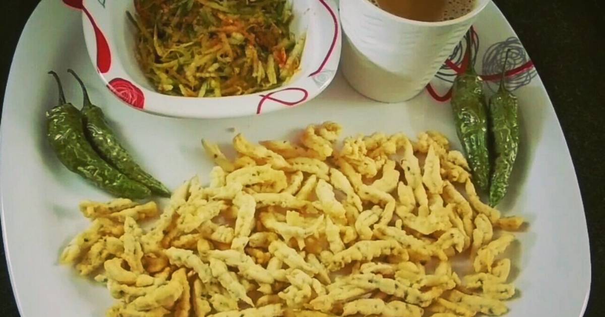 Champakali/Chakri Gathiya Recipe by Mita Mer - Cookpad