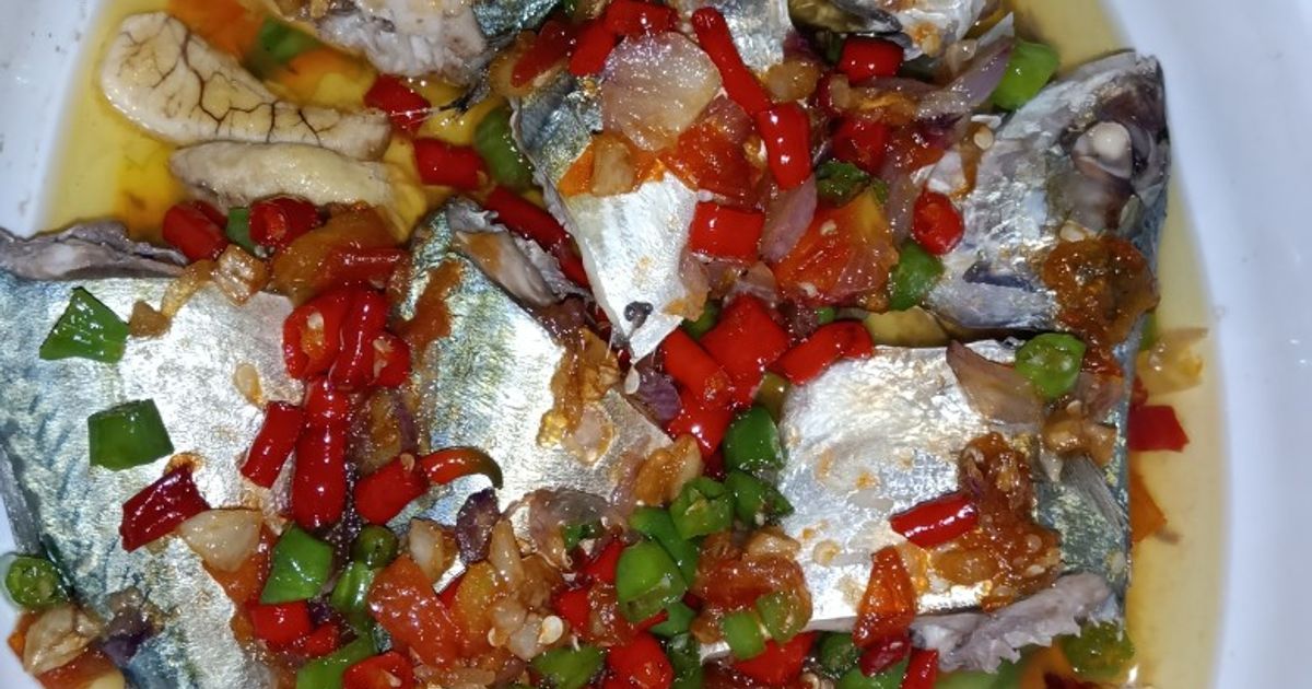 Resep ikan gembung steam rumahan enak dan mudah - Cookpad