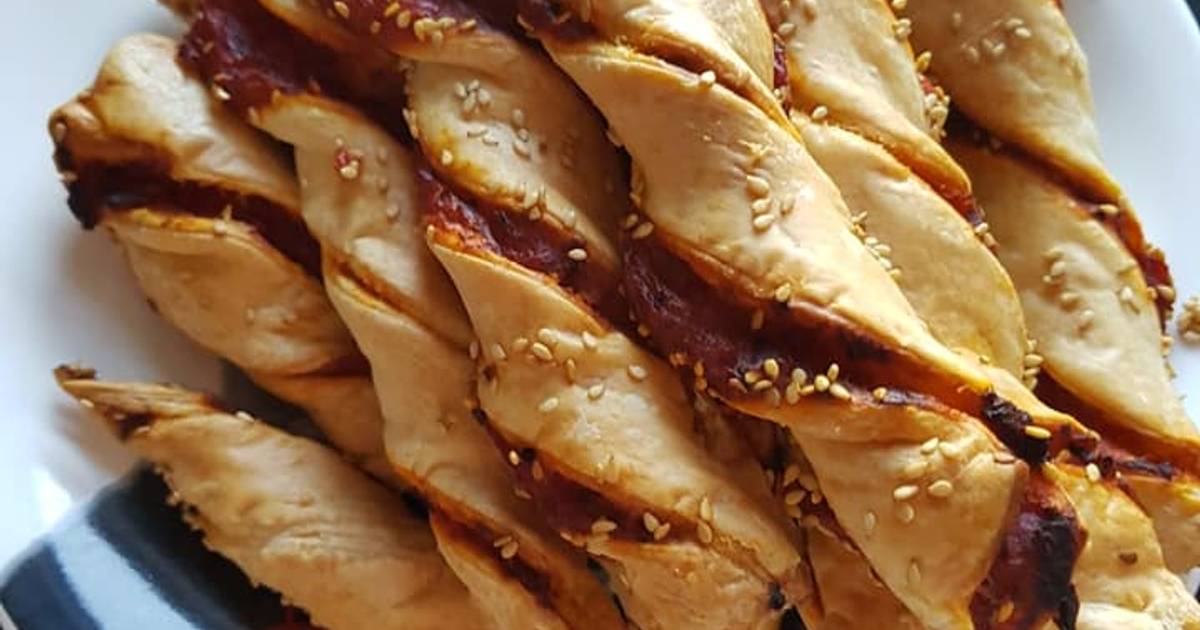 Torsadé poivrons pour l'apéro de Laetitia Fois - Cookpad