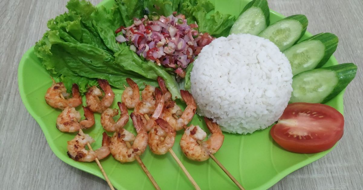 Resep Udang Asap Sambal Kecombrang oleh Ummu Marwa - Cookpad